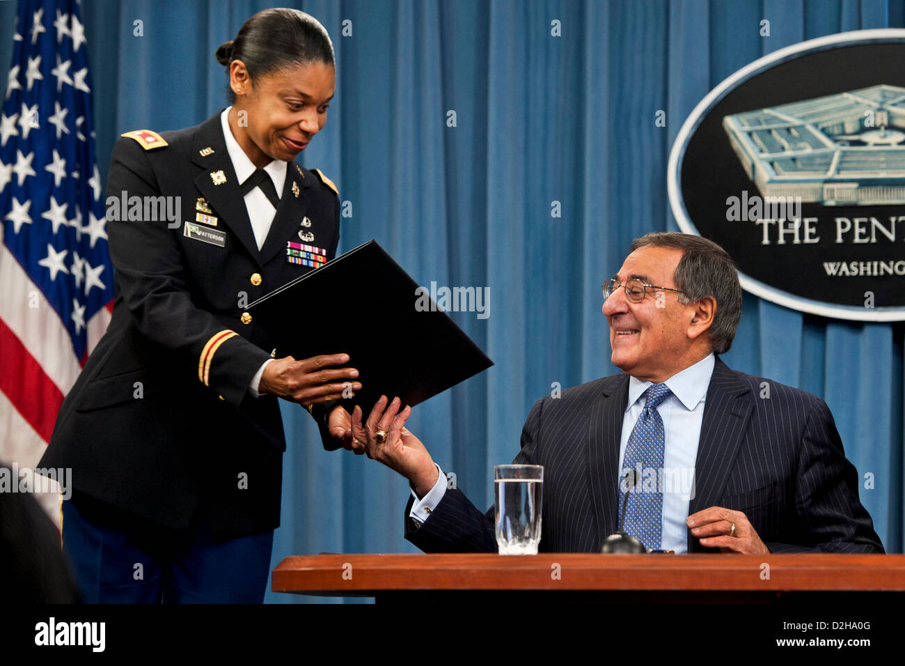 Arlington, Virginia, USA. 24th January 2013. US Secretary of Defense ...