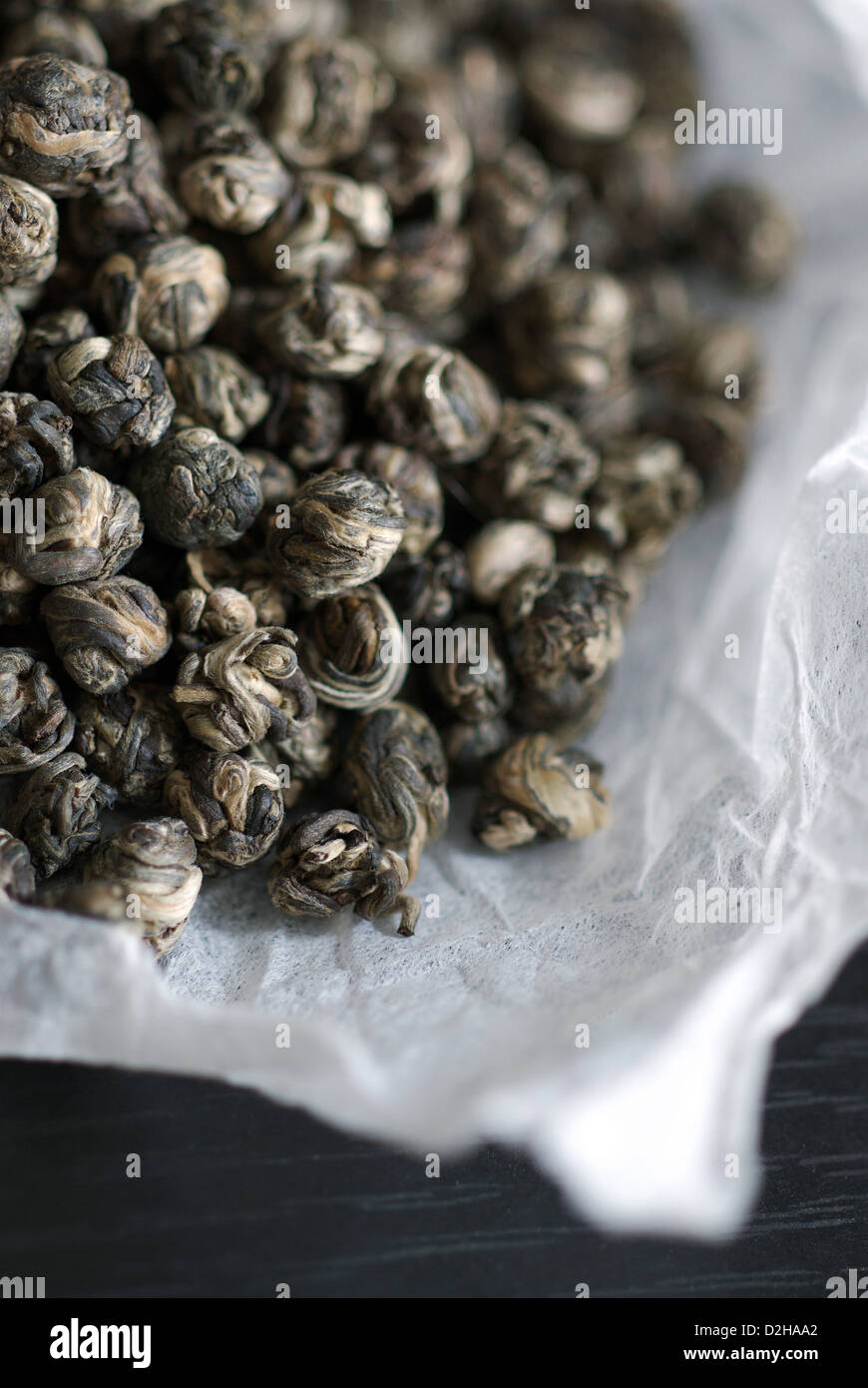 Berlin, Germany, rolled Jasmine Dragon Pearl Zhen Zhu Stock Photo - Alamy