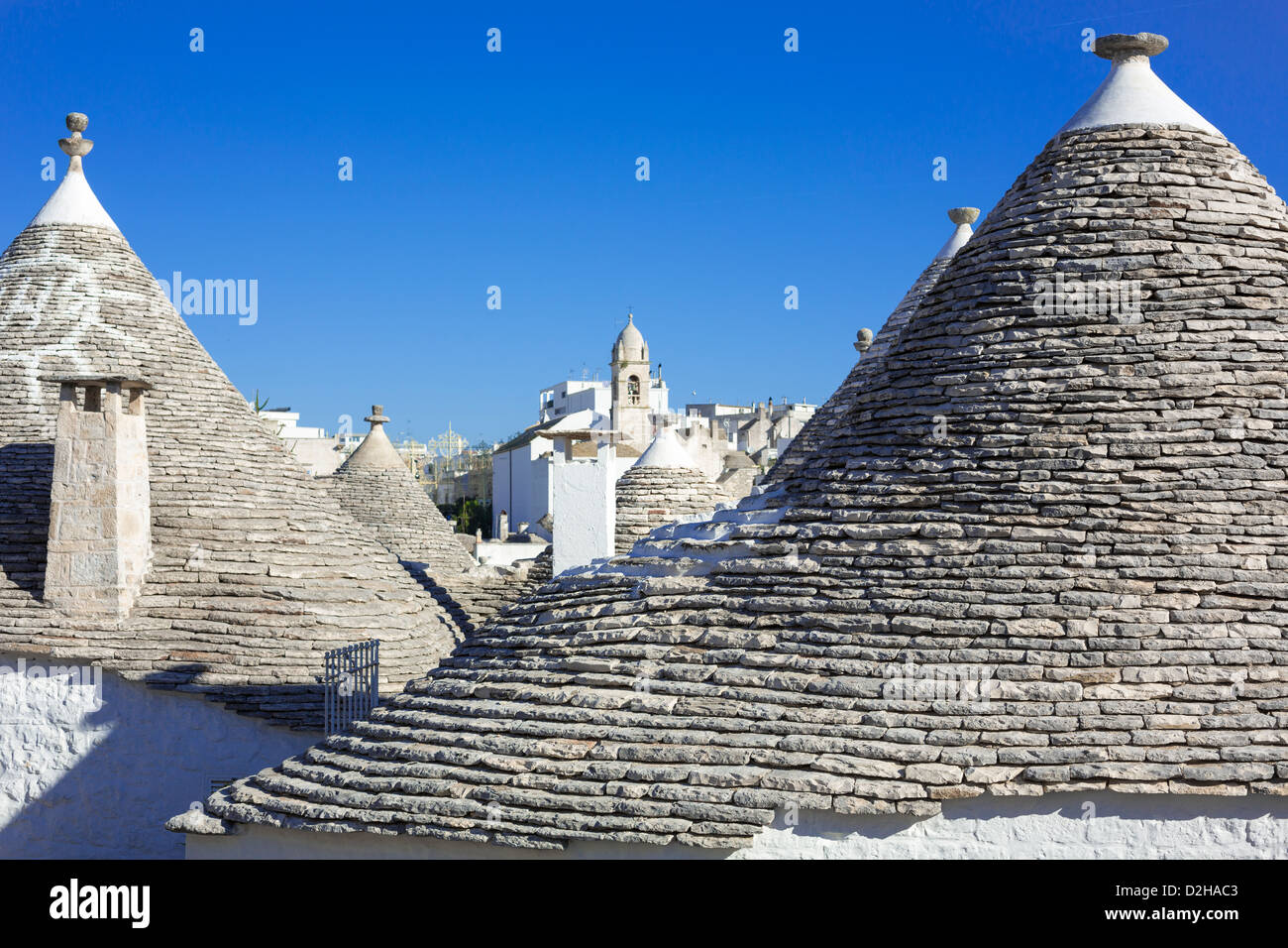Trulli houses cottages Alberobello Puglia Italy Stock Photo - Alamy