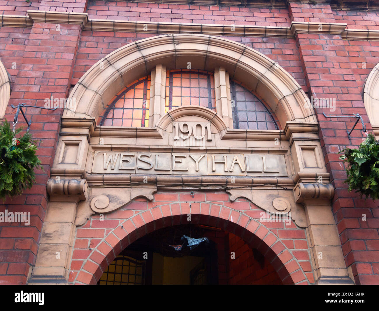 Entrance to Wesley Hall Church Street Whitby used at present by Bobbins ...