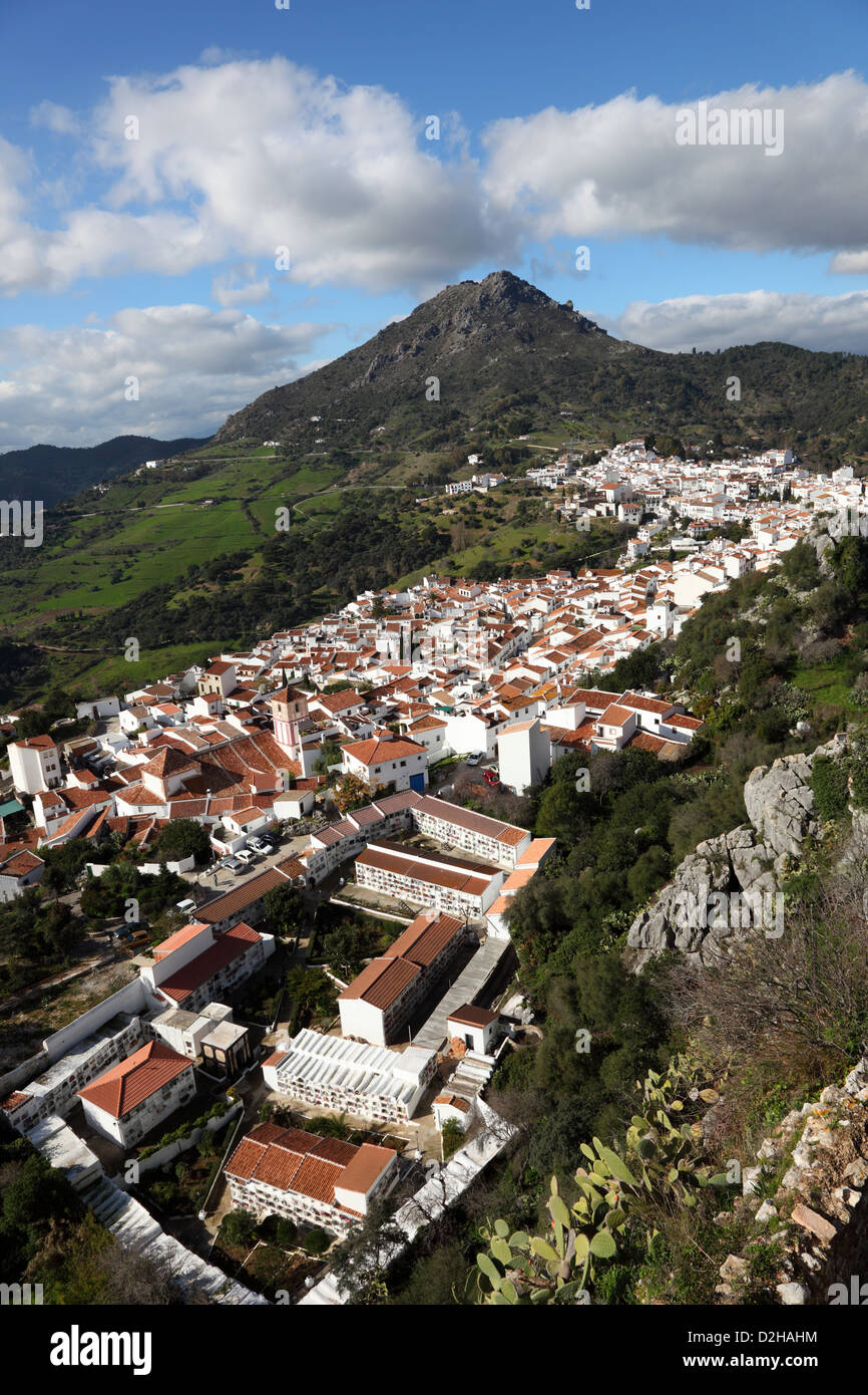 White Andalusian village Gaucin, Spain Stock Photo - Alamy