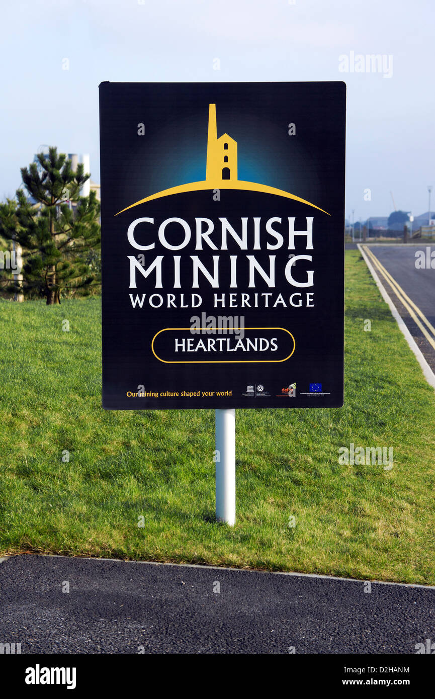 Heartlands in Cornwall a world heritage centre Stock Photo - Alamy