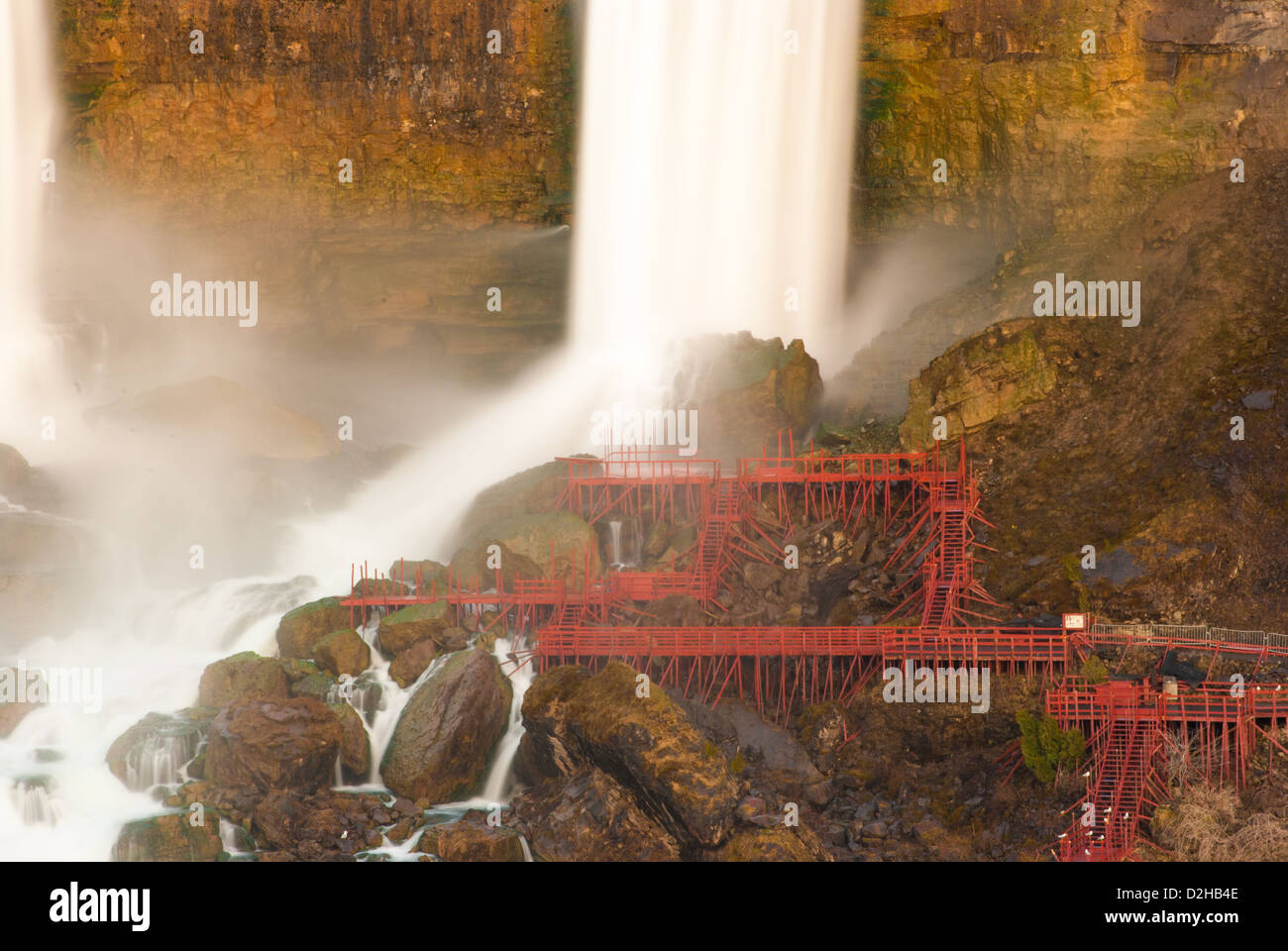 Man made cave and waterfall hi-res stock photography and images - Alamy