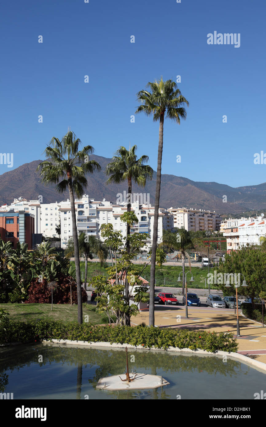 Spanish architecture palm trees hi-res stock photography and images - Alamy