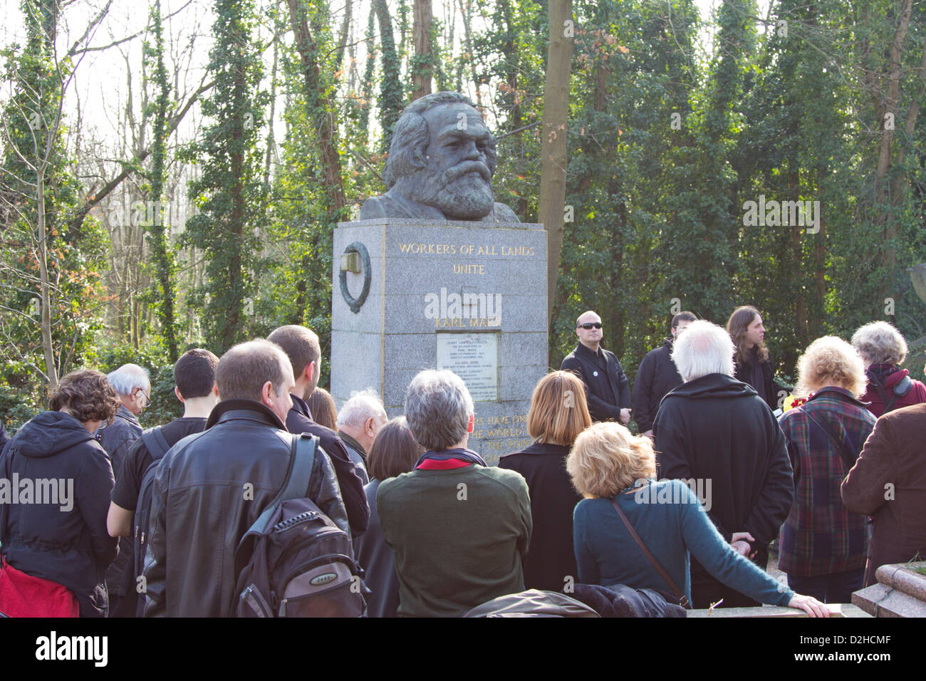 Karl Marx Grave - Highgate Cemetery - Camden - London Stock Photo - Alamy