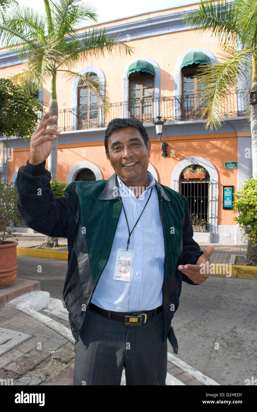 Tour Guide, Old Mazatlan,Sinaloa State, Mexico Stock Photo - Alamy