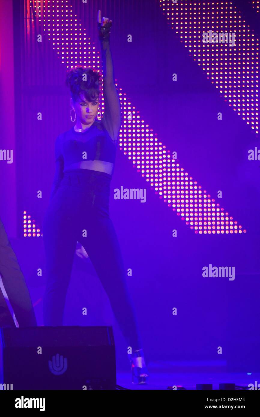 Jan. 24, 2013 - Madrid, Spain - Alicia Keys performs on stage during ...