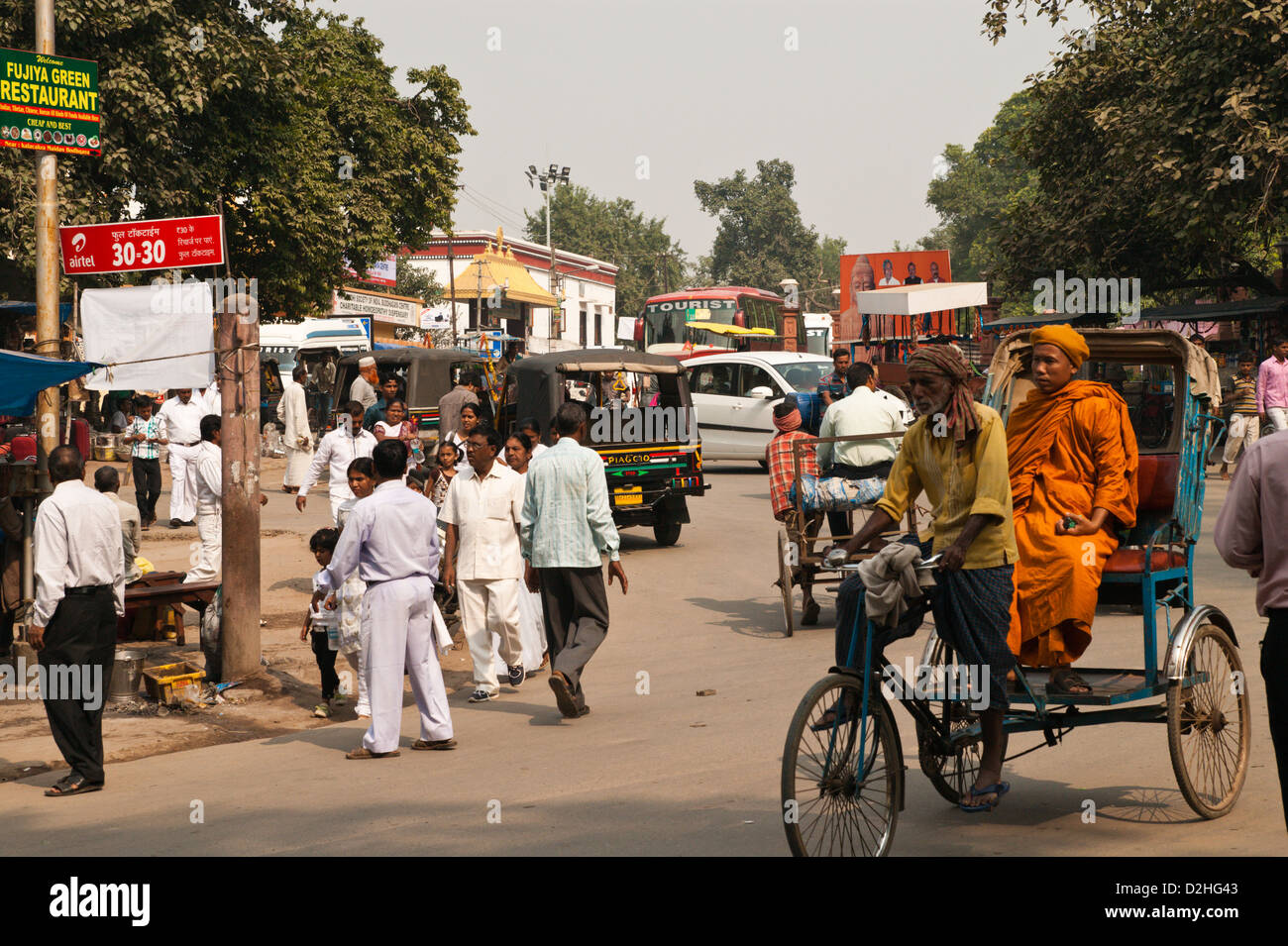 Bodhgaya Bihar India Stock Photo - Alamy