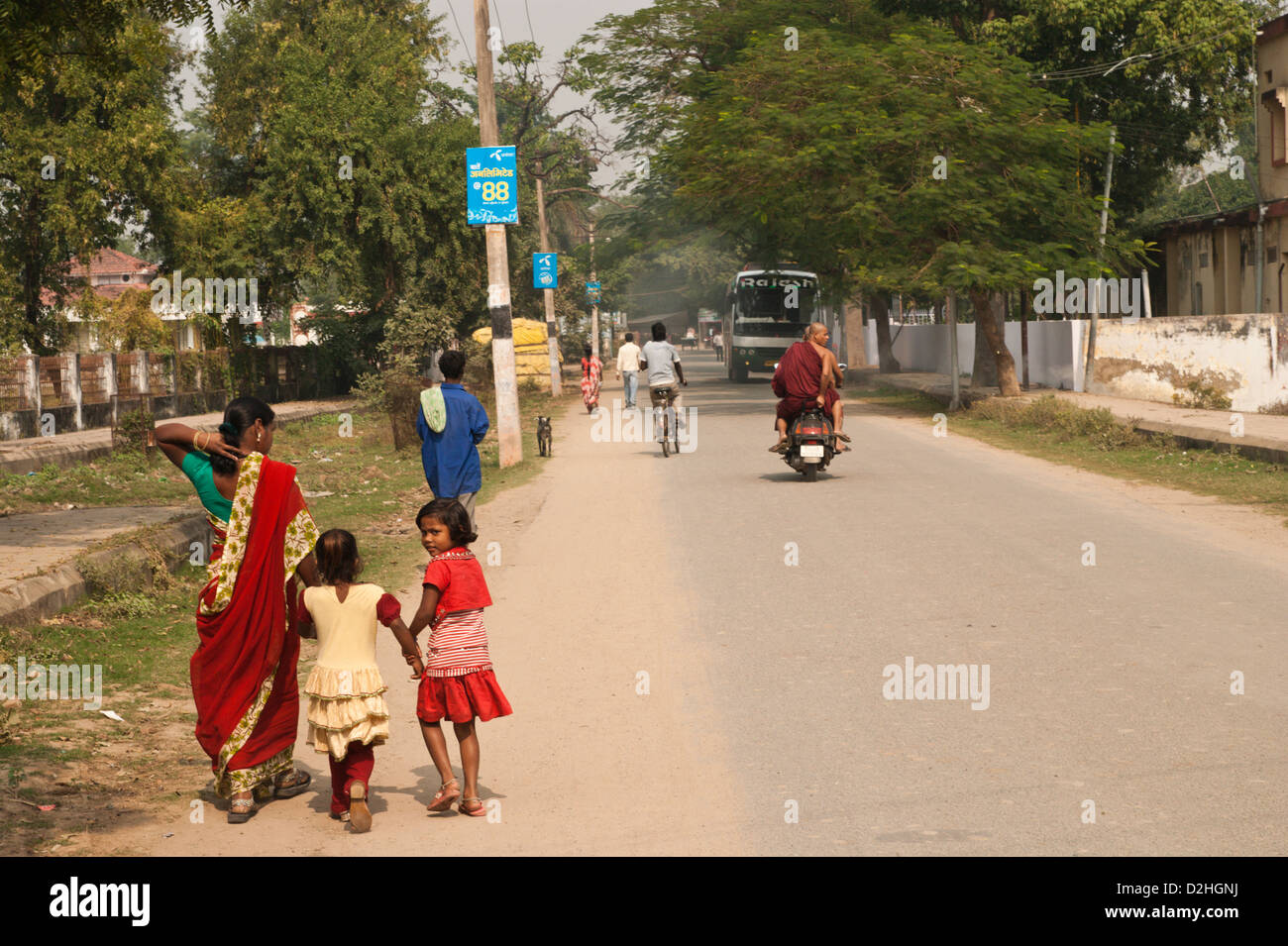 Bodhgaya Bihar India Stock Photo - Alamy