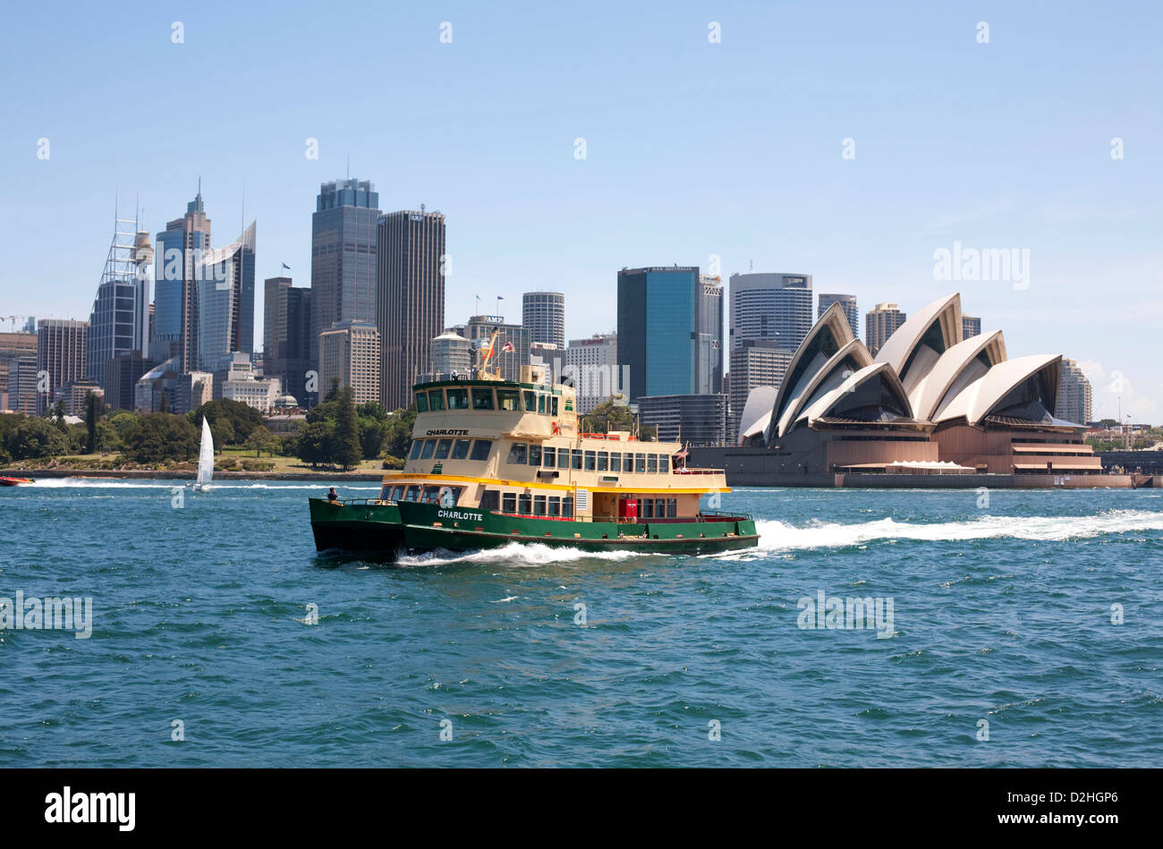 First Fleet Class Ferry "Charlotte" passing Sydney Opera House on ...