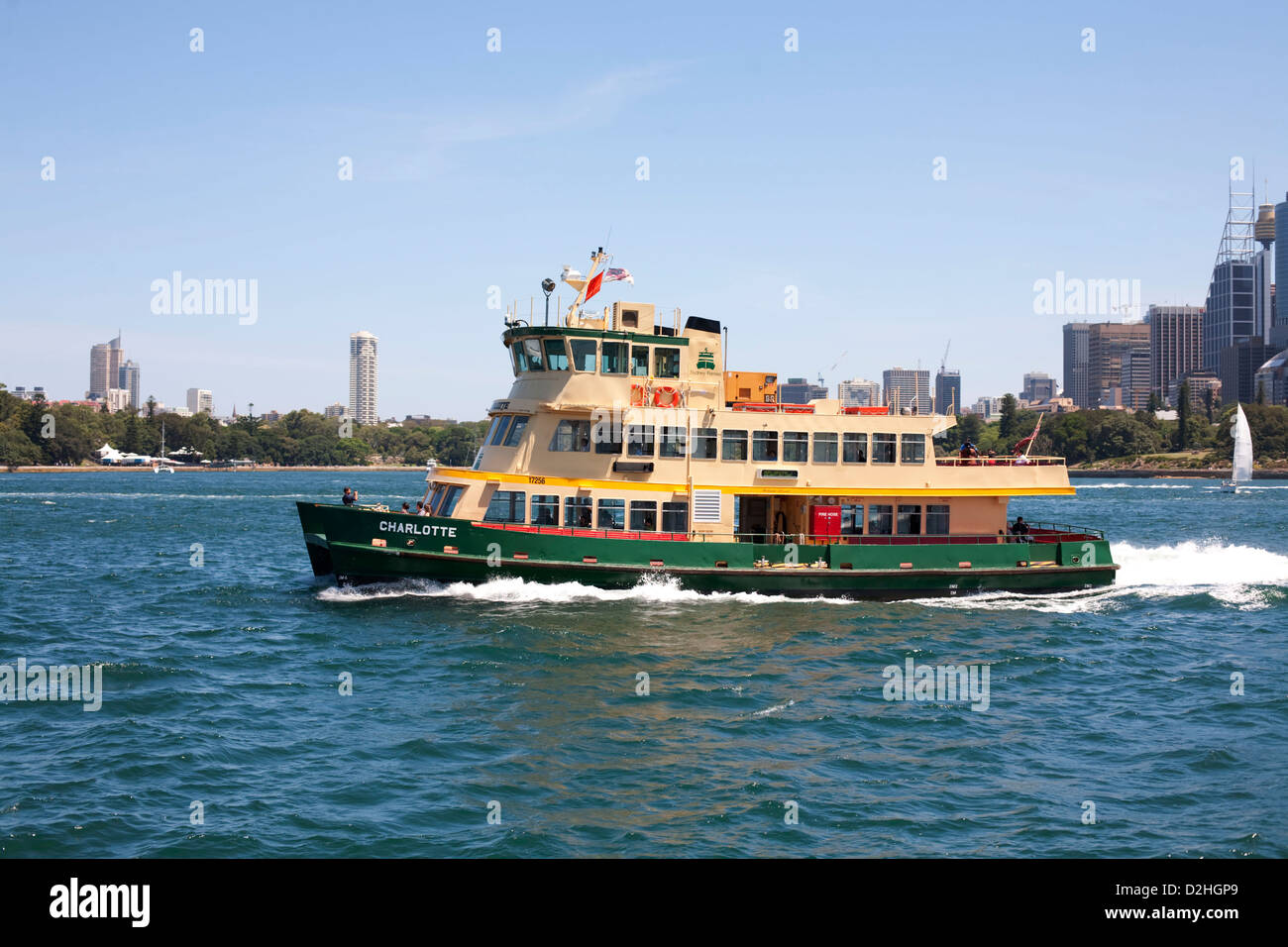 First Fleet Class Ferry "Charlotte" on Sydney Harbour Sydney Australia ...