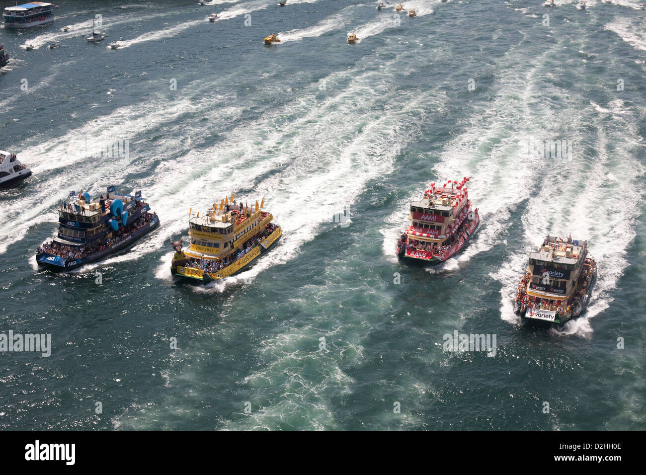 Sydney Harbour Ferry - Ferrython race held every Australia Day Sydney ...