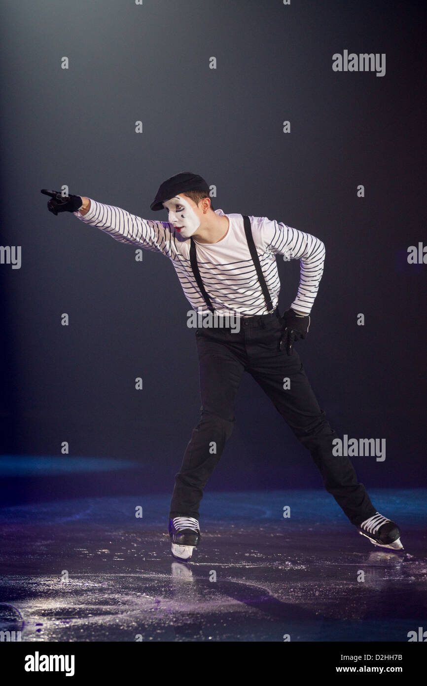 Celebrities on Ice show Member of the Russian Ice Stars Stock Photo - Alamy