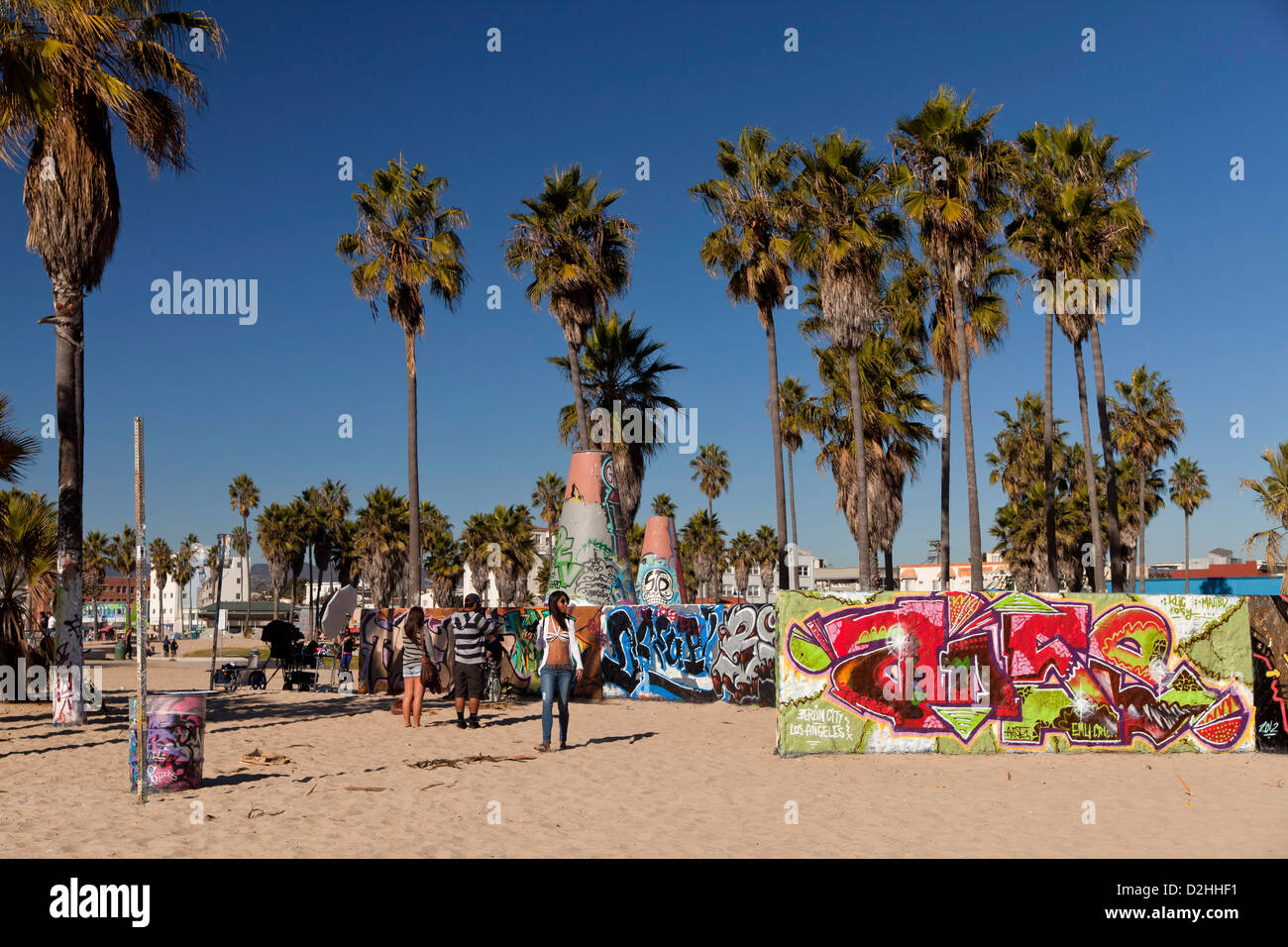 Graffitti at Venice Beach, Los Angeles, California, United States of ...