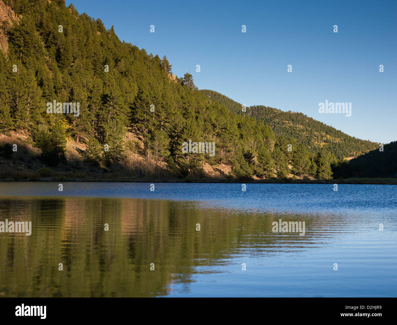 Colorado mountain lake Stock Photo - Alamy