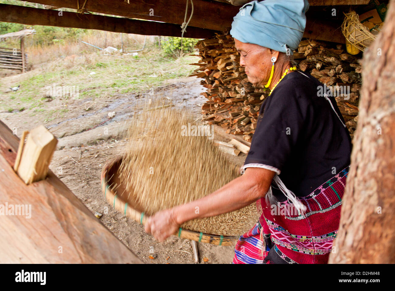Winnowing basket hi-res stock photography and images - Alamy