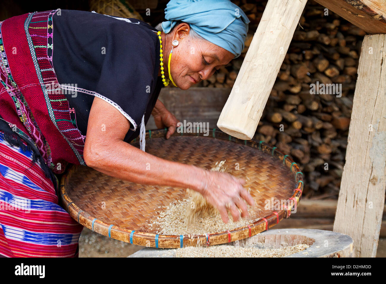 Winnowing basket hi-res stock photography and images - Alamy