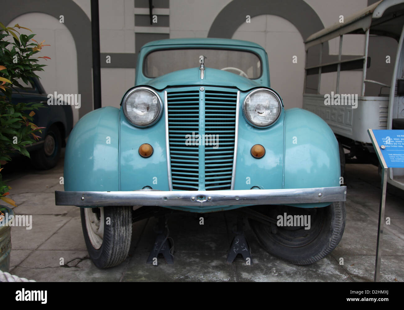 It's a photo of a ancient old collection cars from Europe. It is parked ...