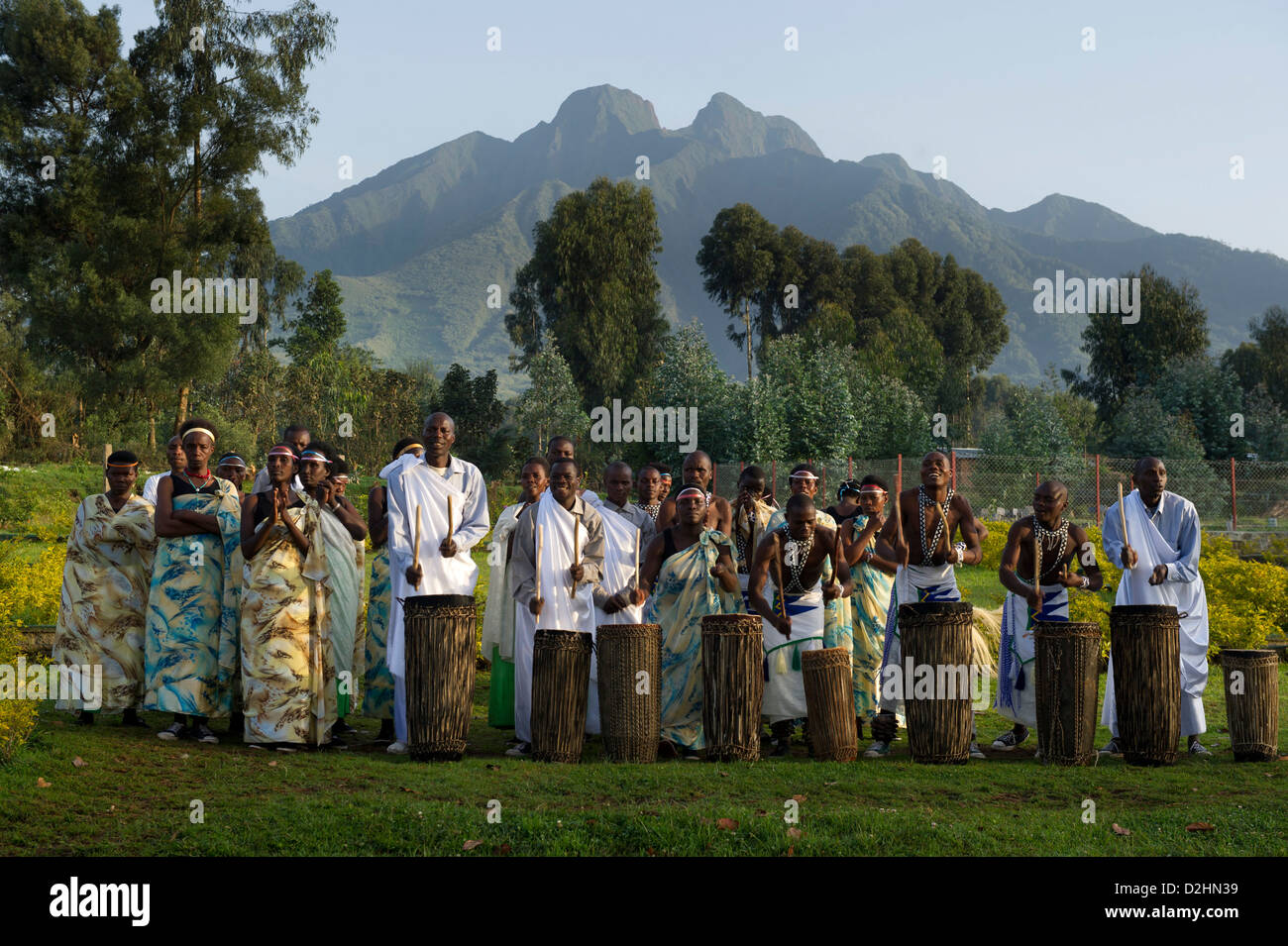 Intore dancing,Volcanoes National Park, Rwanda Stock Photo - Alamy