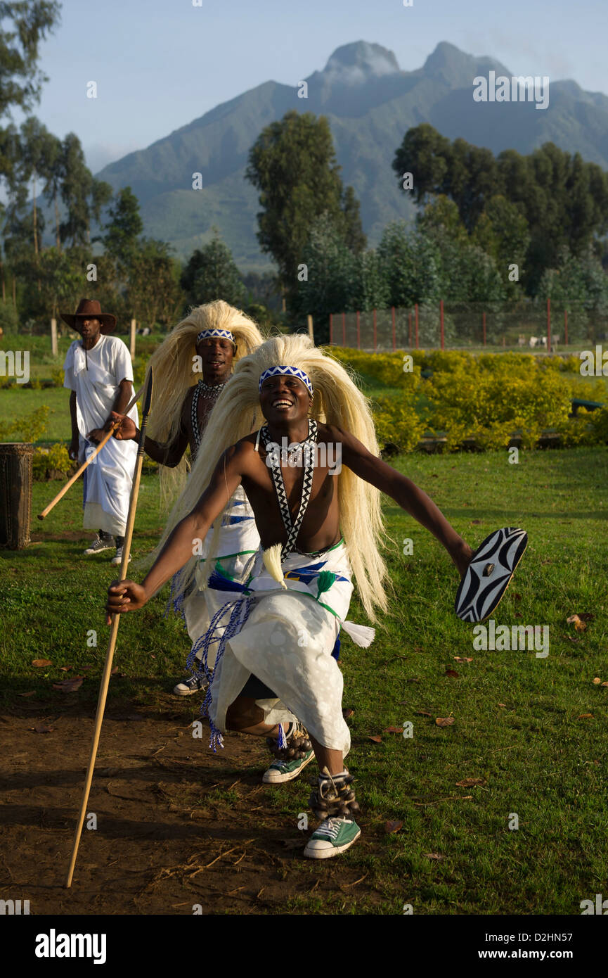 Intore dancing,Volcanoes National Park, Rwanda Stock Photo - Alamy