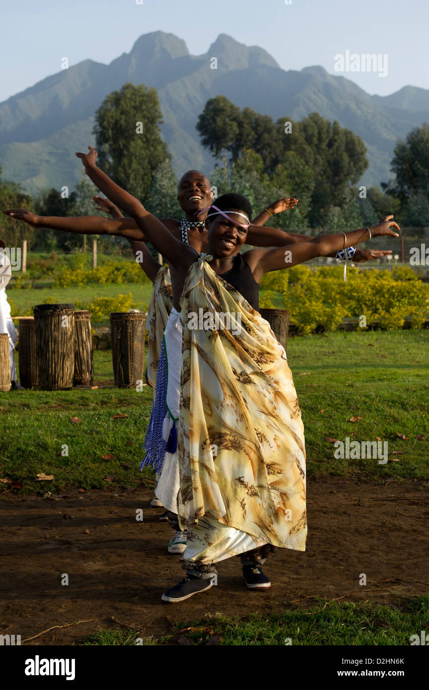 Intore dancing,Volcanoes National Park, Rwanda Stock Photo - Alamy