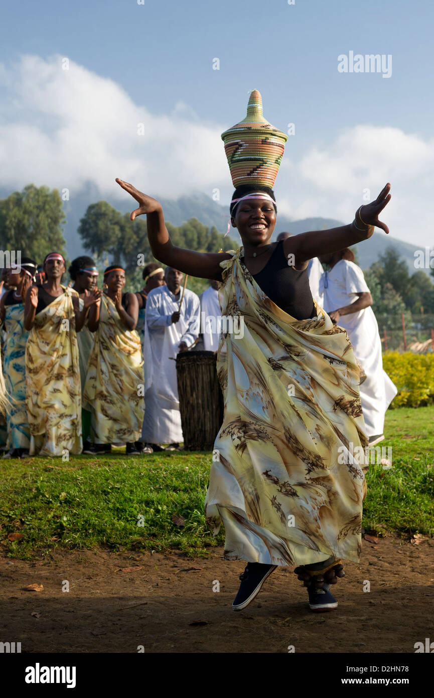 Intore dancing,Volcanoes National Park, Rwanda Stock Photo - Alamy