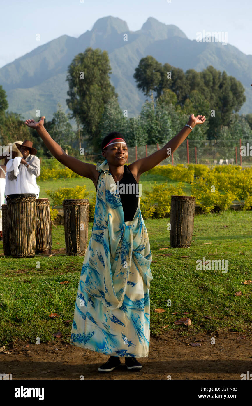 Intore dancing,Volcanoes National Park, Rwanda Stock Photo - Alamy