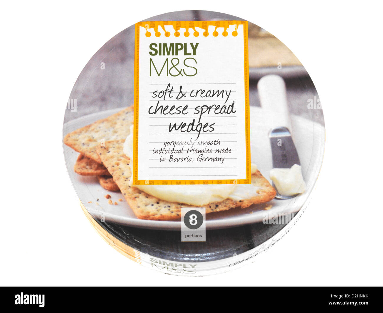 Soft Cheese Spread Stock Photo - Alamy