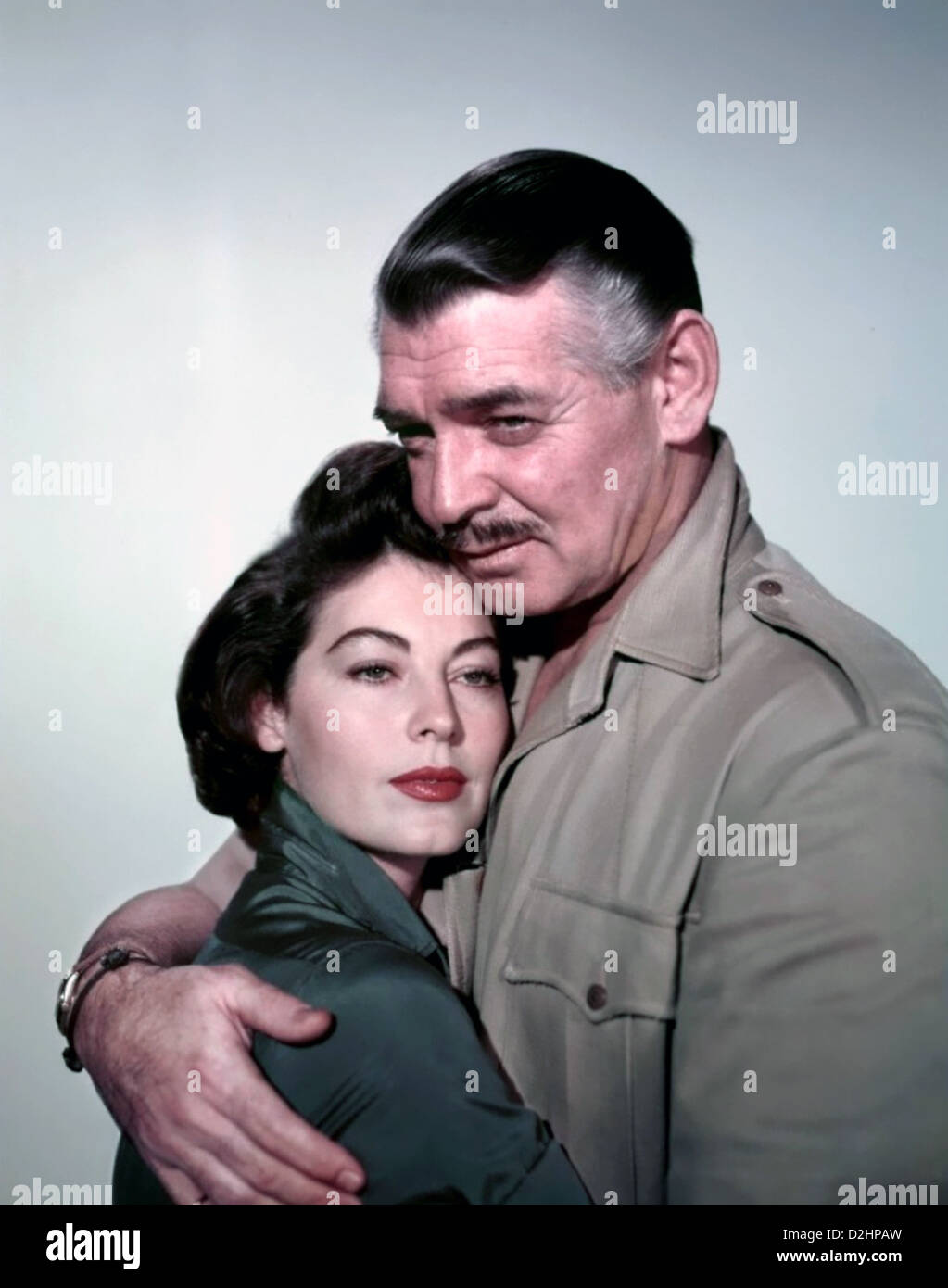 MOGAMBO 1953 Lowes film with Clark Gable and Ava Gardner Stock Photo ...