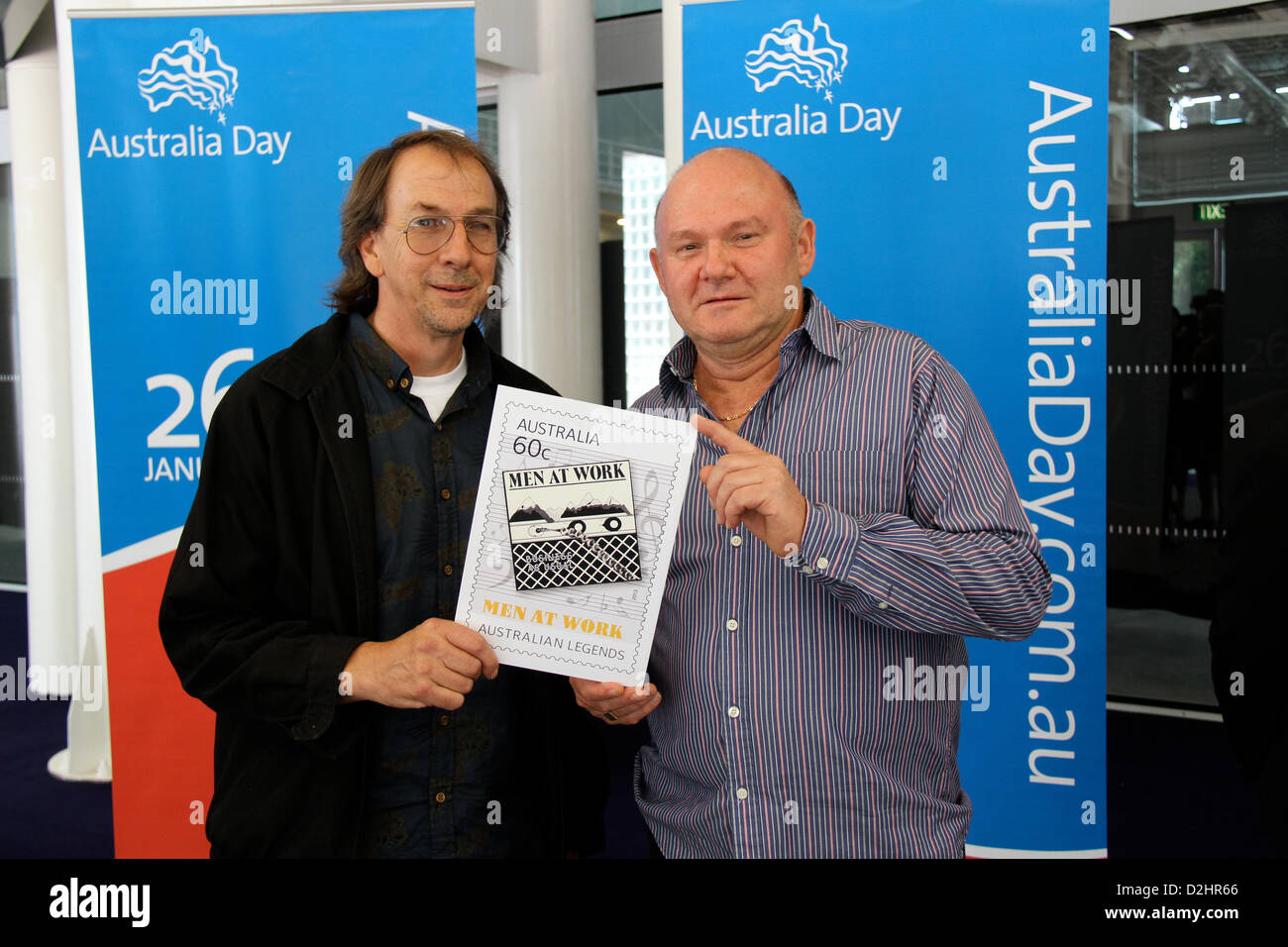 Sydney, Australia. 25th January 2013. John Rees and Jerry Speiser from ...