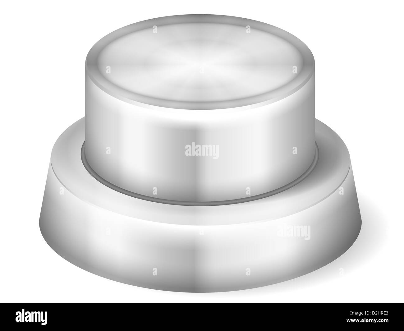 Control knob button on white background. Vector illustration Stock ...