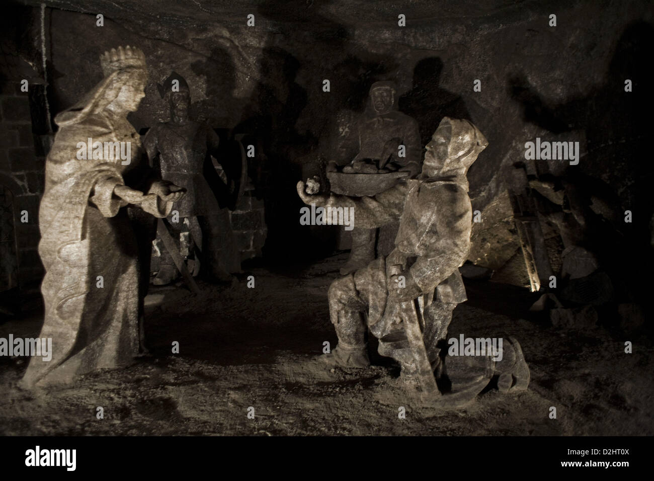 Salt carved sculptures salt mine hi-res stock photography and images ...