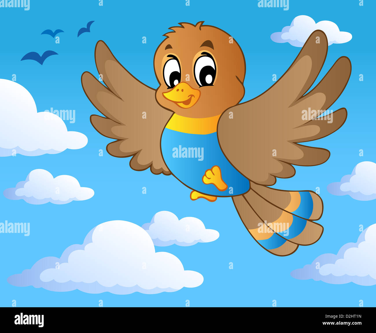 Bird theme image 1 - picture illustration Stock Photo - Alamy