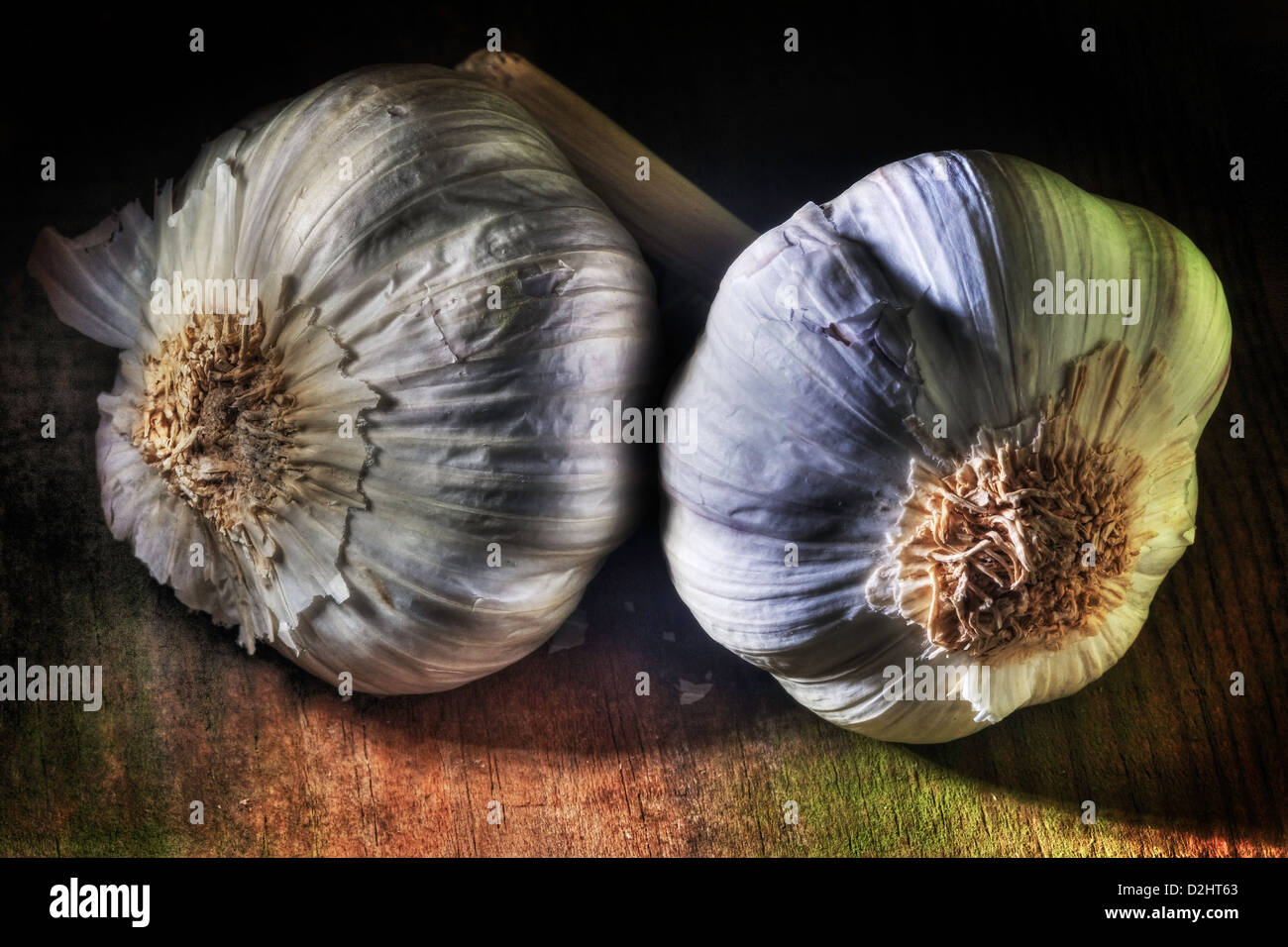 Still Life of Garlic Stock Photo - Alamy