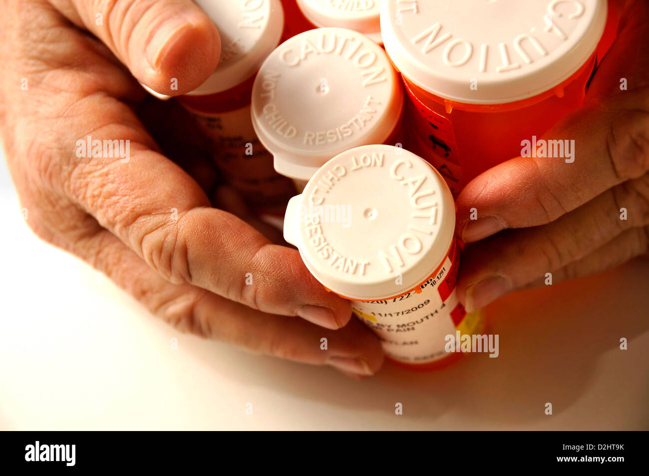 Medications taken by a chronically ill patient Stock Photo - Alamy