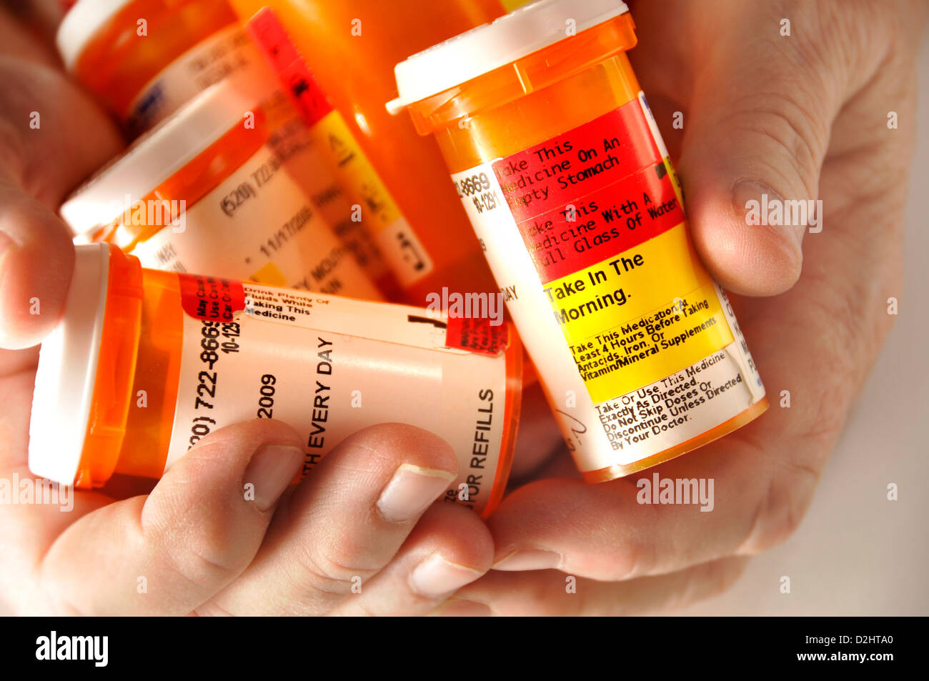 Medication drug warning label hi-res stock photography and images - Alamy