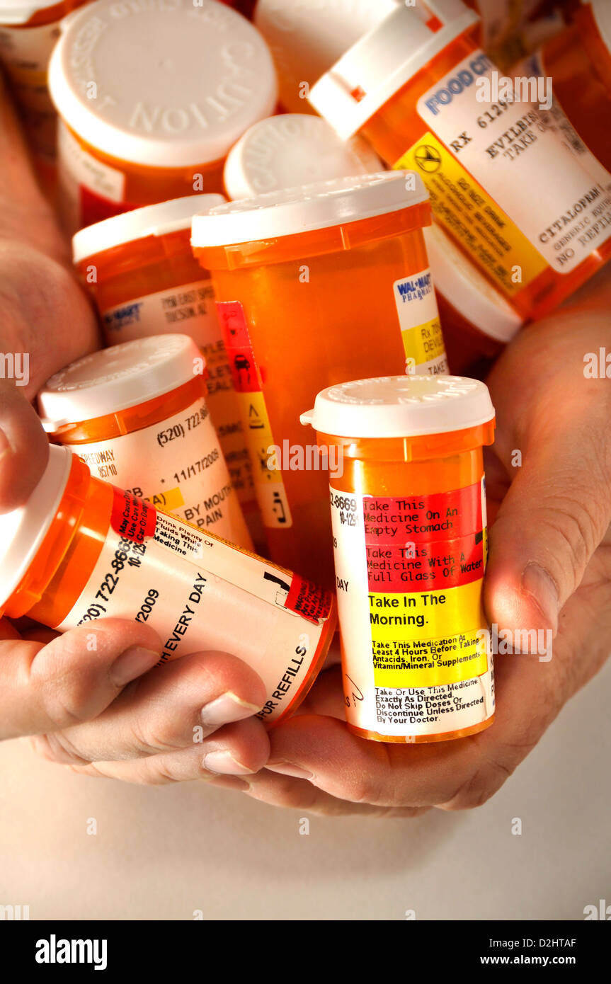 Medication drug warning label hi-res stock photography and images - Alamy