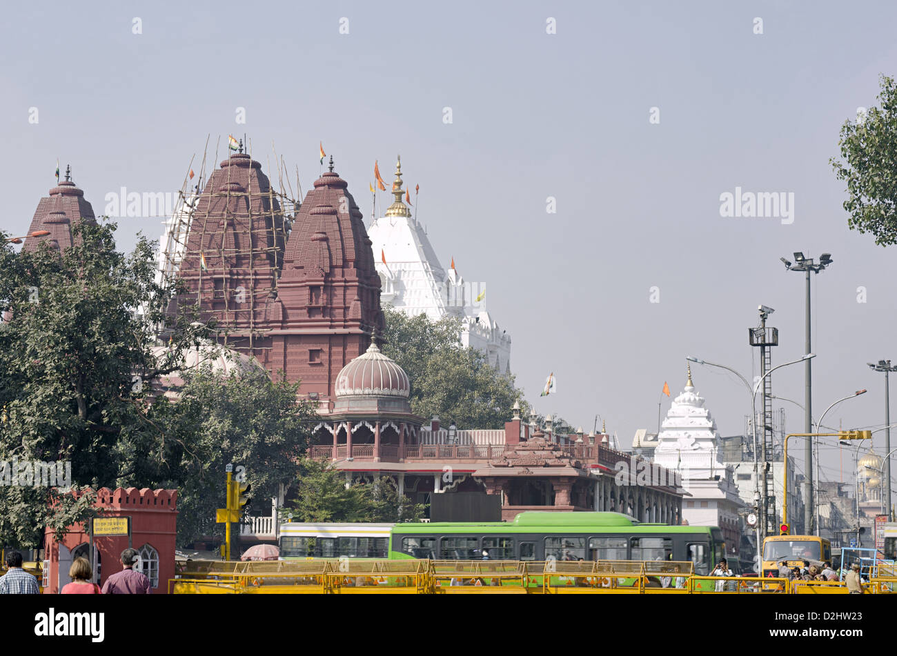 View of Digambar Jain Lal Mandir, Delhi, India Stock Photo - Alamy