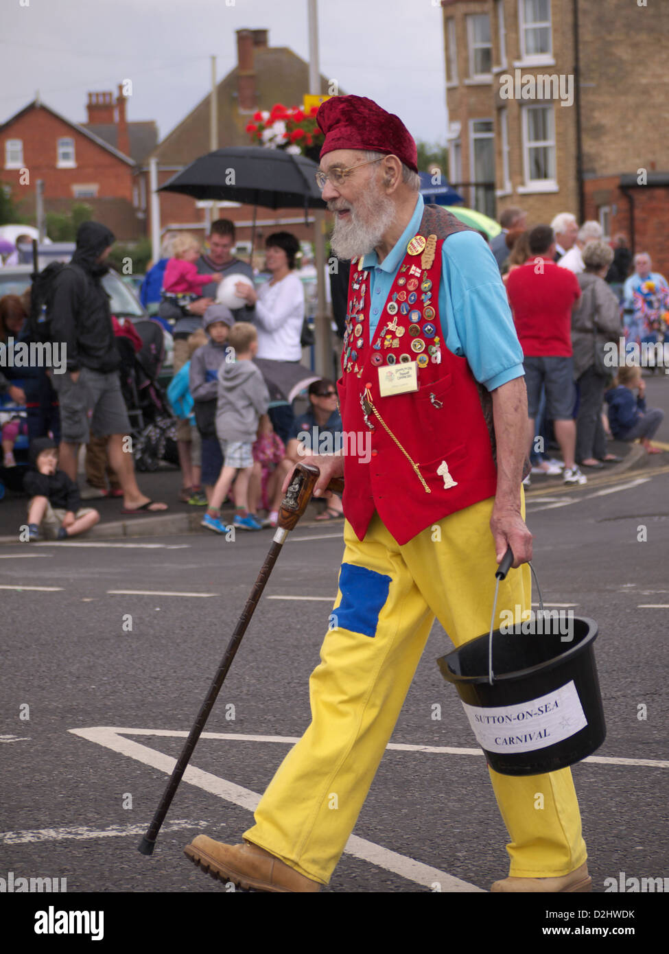 Street collector part of Sutton on Sea carnival parade august 2012 ...