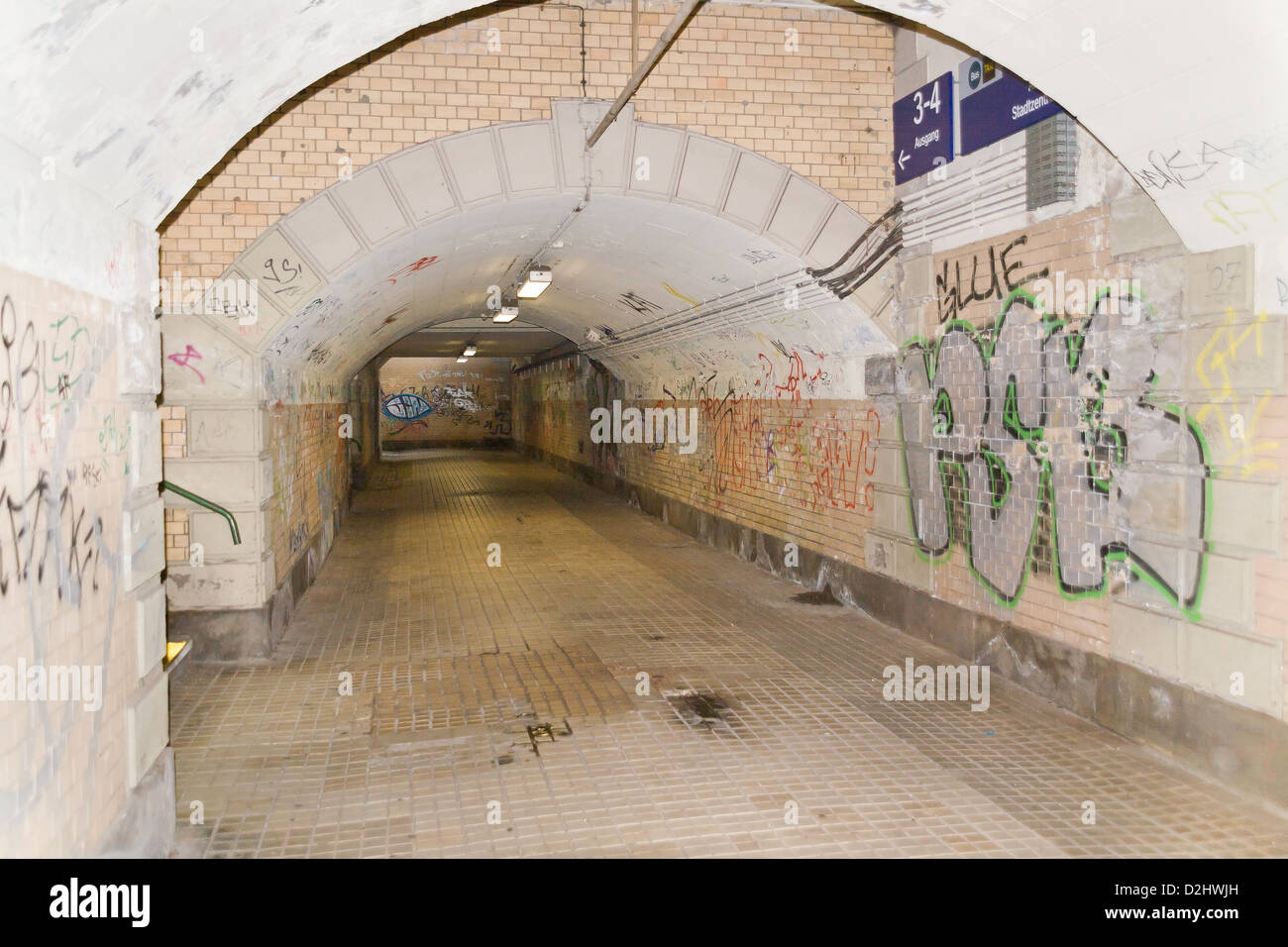 Train station underpass hi-res stock photography and images - Alamy