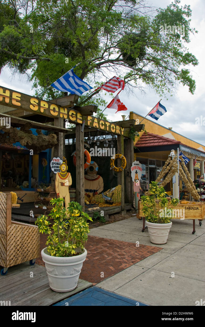 The Sponge Factory in Tarpon Springs, Florida Stock Photo - Alamy