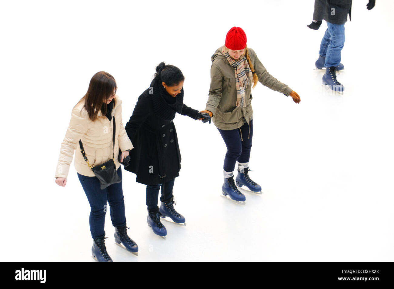 Rockefeller center, new york ice rink Cut Out Stock Images & Pictures ...