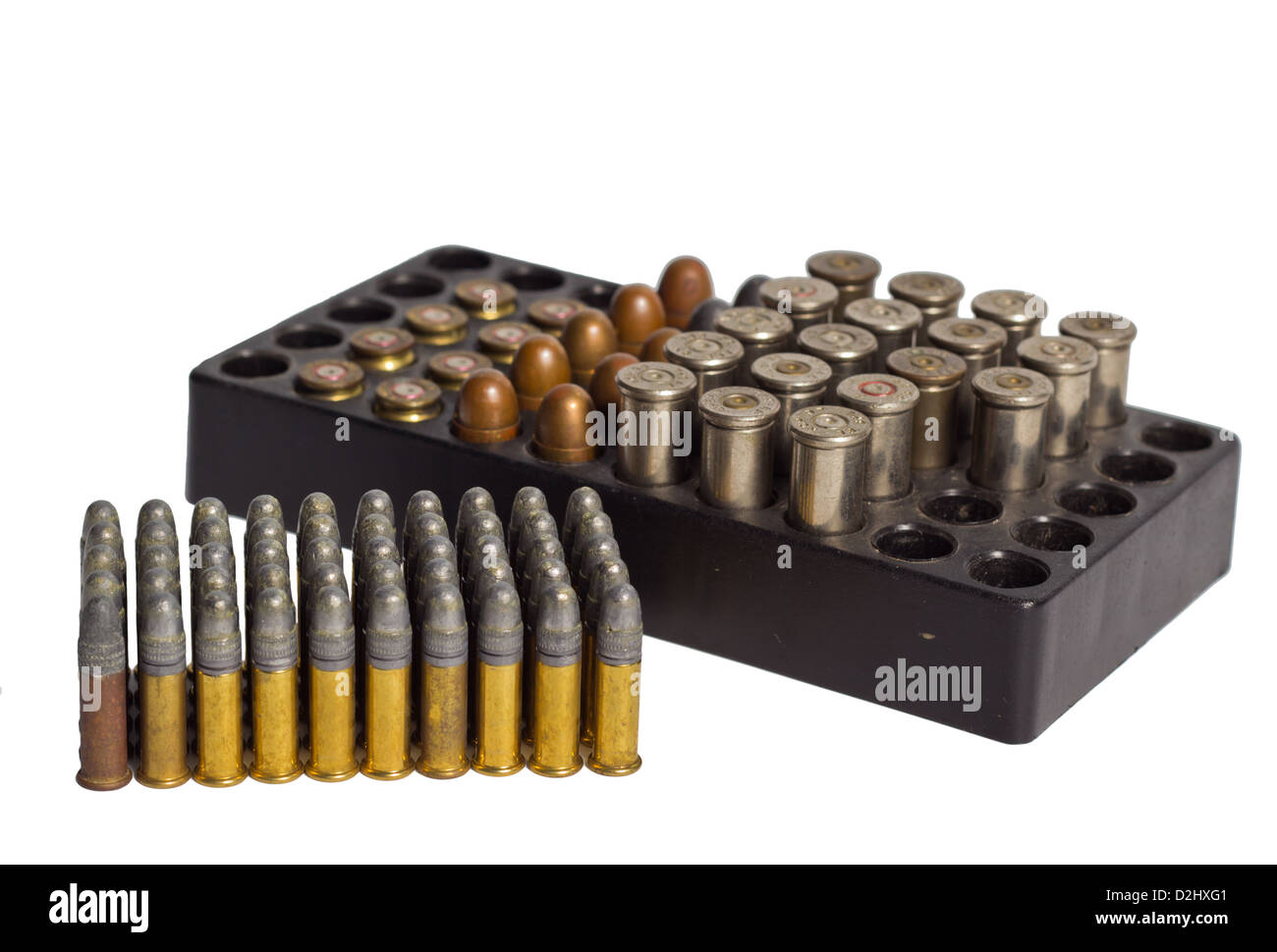 Many of Bullets and Bullet Shells on white background Stock Photo - Alamy