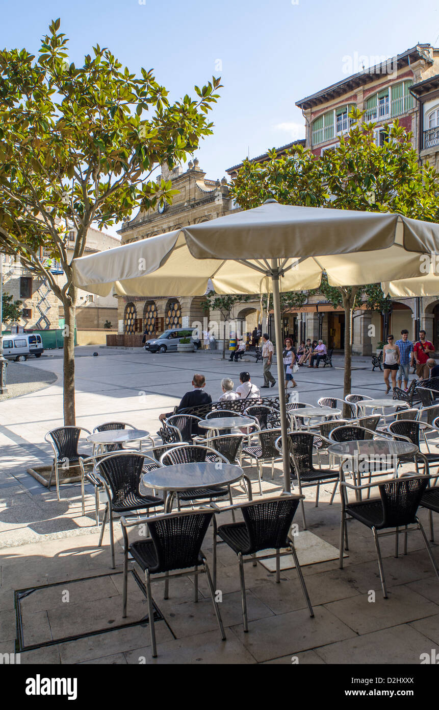 De la Paz square, central square, Haro, La Rioja, Spain Stock Photo - Alamy
