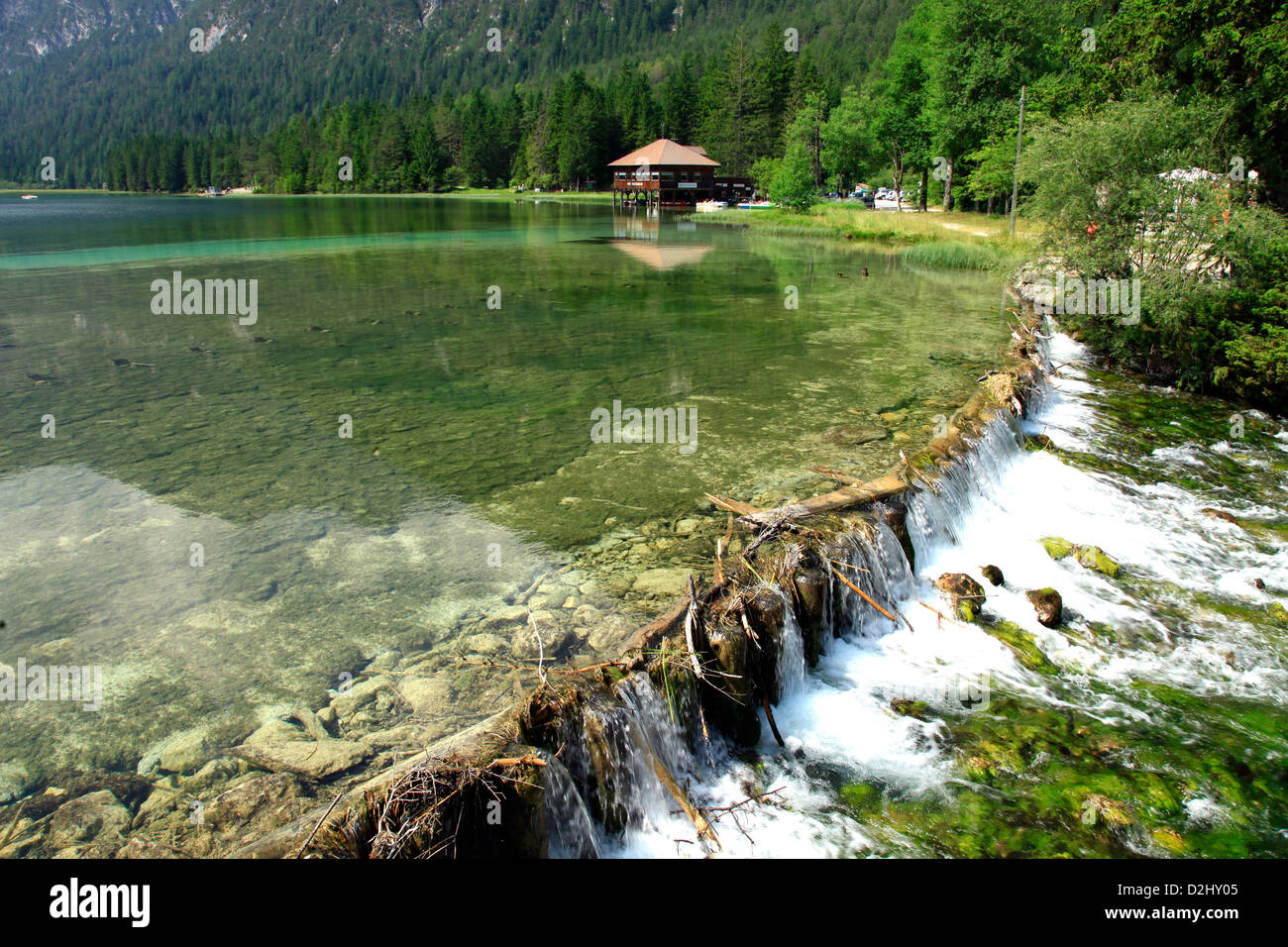 Dobbiaco lake hi-res stock photography and images - Alamy