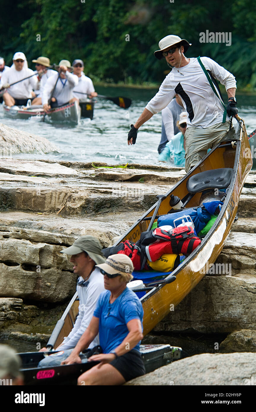 Portaging canoe hi-res stock photography and images - Alamy