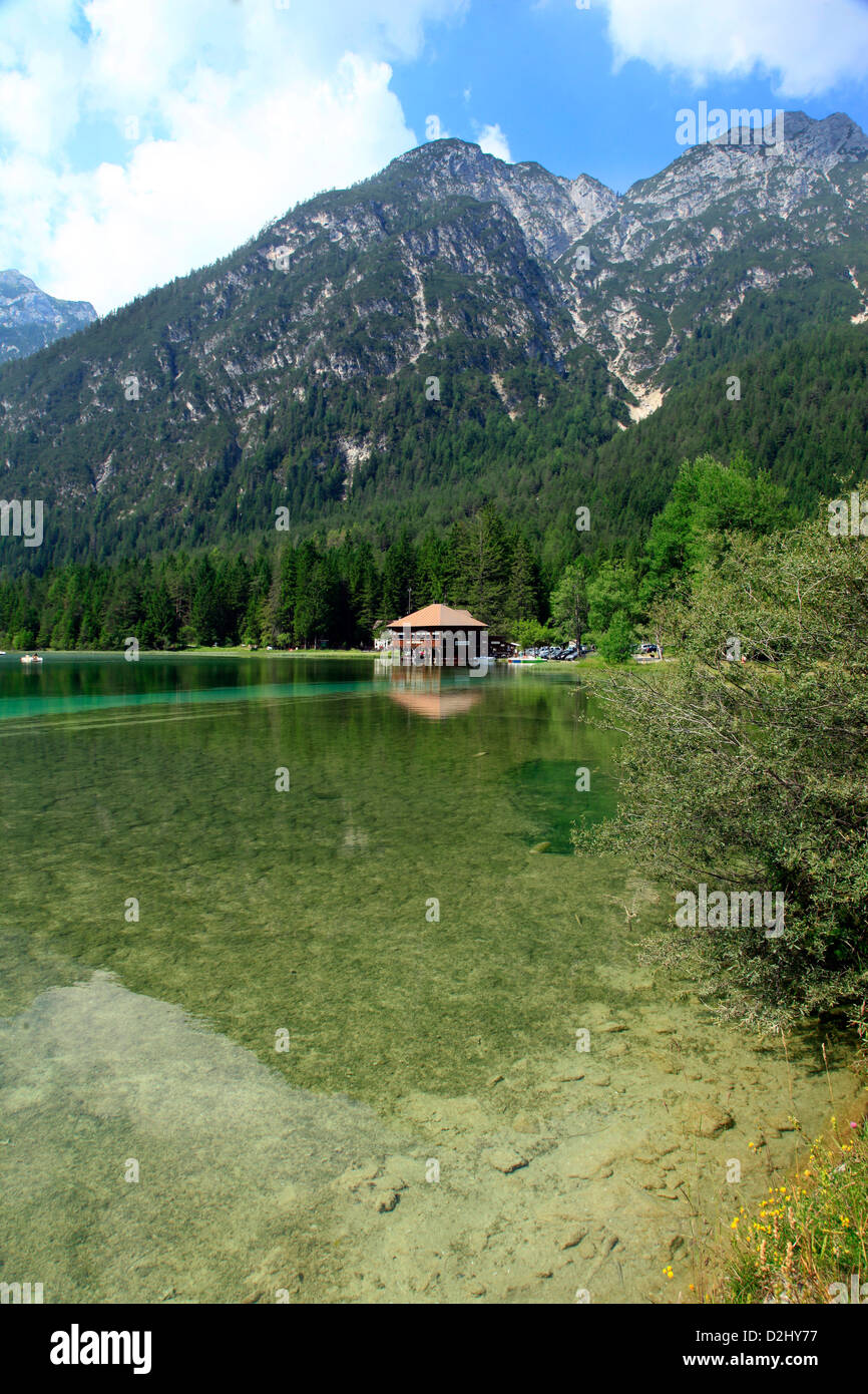 Dobbiaco lake hi-res stock photography and images - Alamy