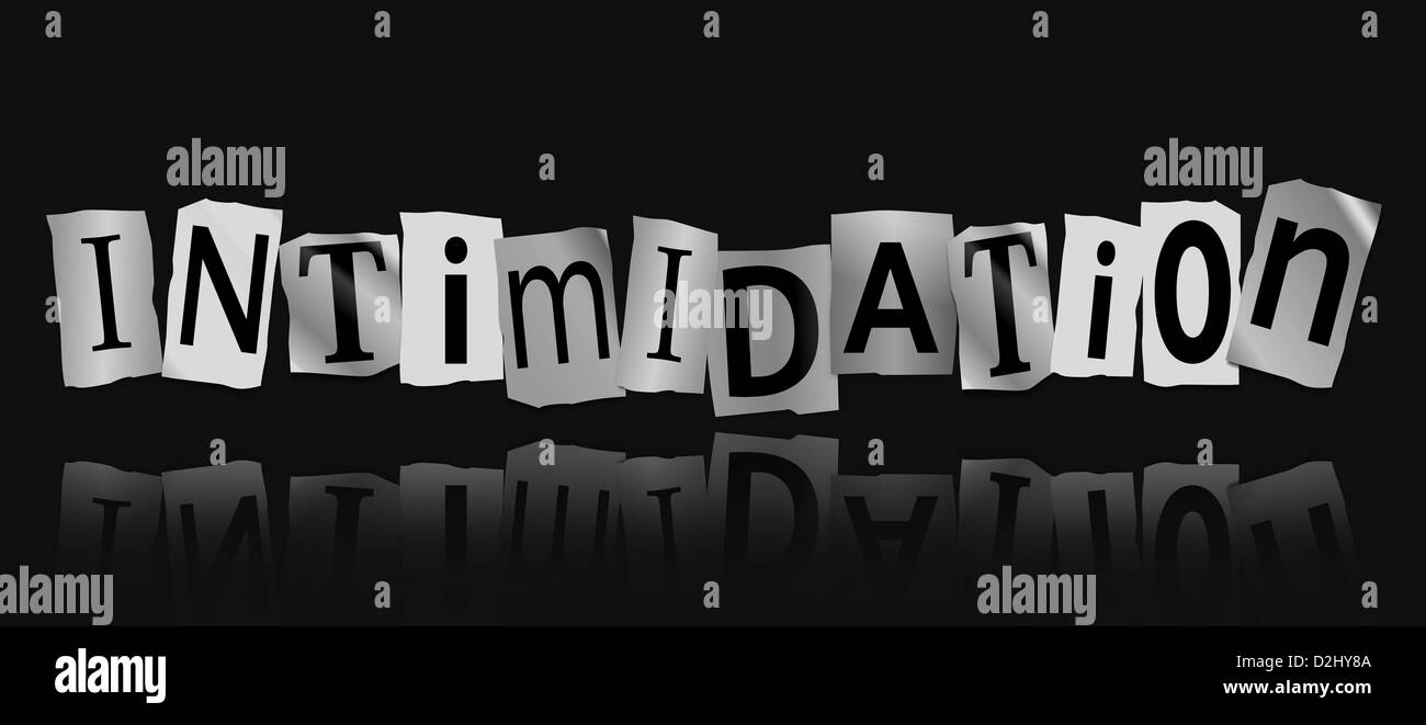 Threats of intimidation hi-res stock photography and images - Alamy