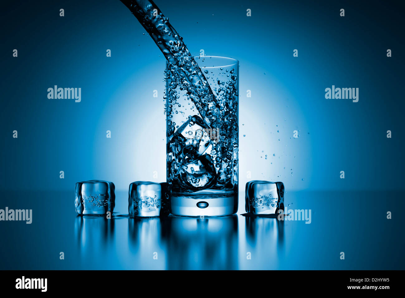 An image of a backlit glass of water Stock Photo - Alamy