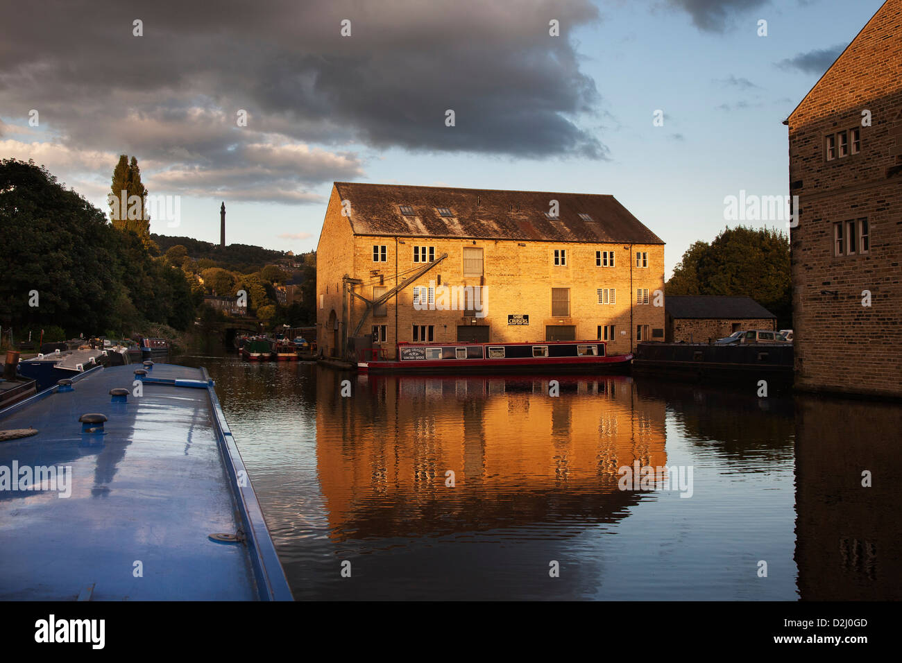 The Canal Basin and Rochdale Canal, Sowerby Bridge, Calderdale, West ...